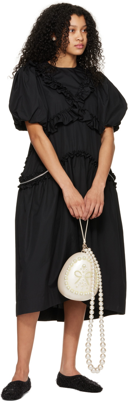 Simone Rocha White Daisy Stud Earrings Simone Rocha