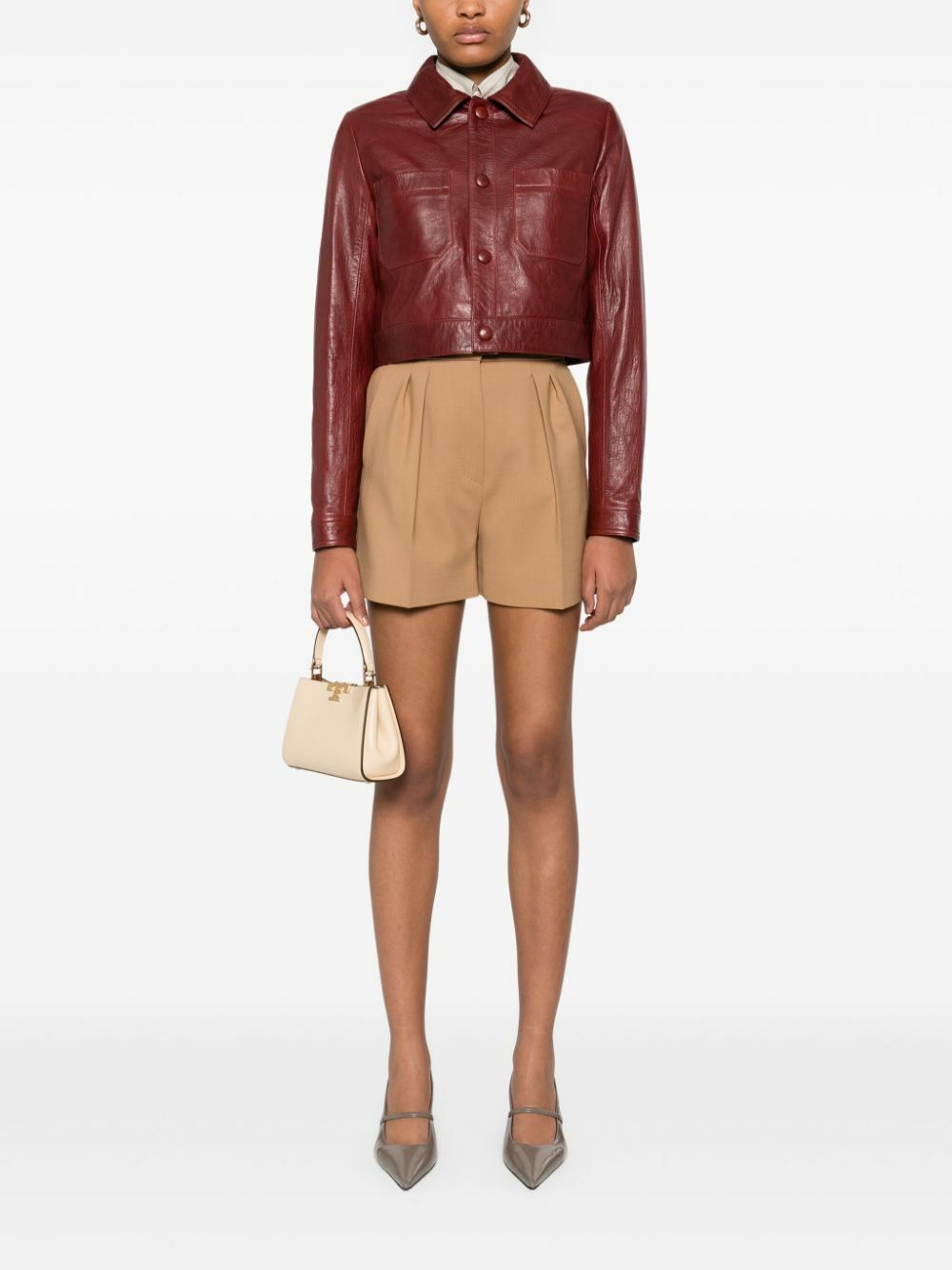 FRAME Leather Jacket Frame Denim