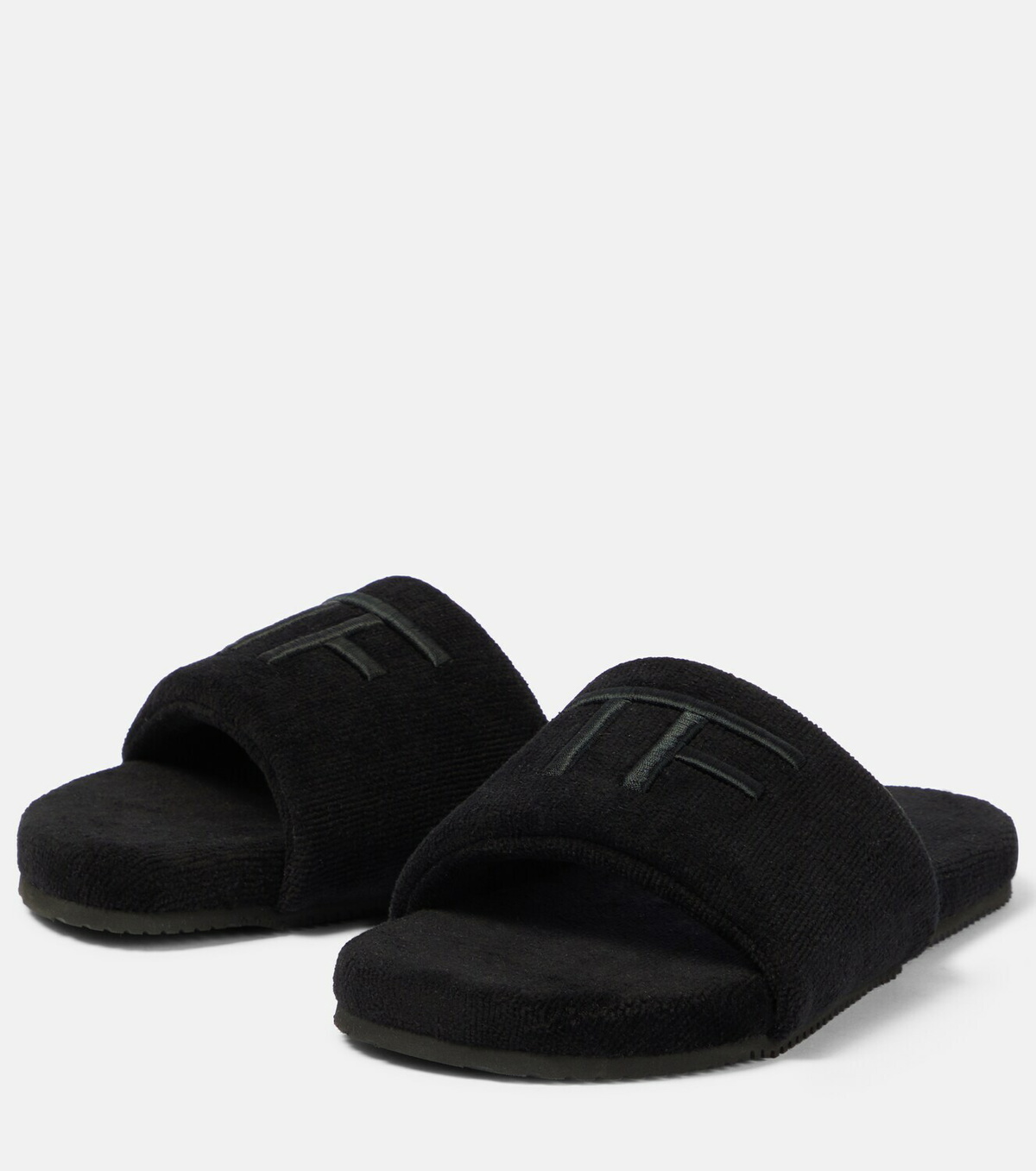 Tom Ford - Harrison embroidered slides TOM FORD