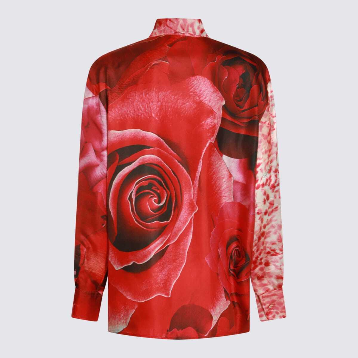Roberto Cavalli Red Shirt Roberto Cavalli