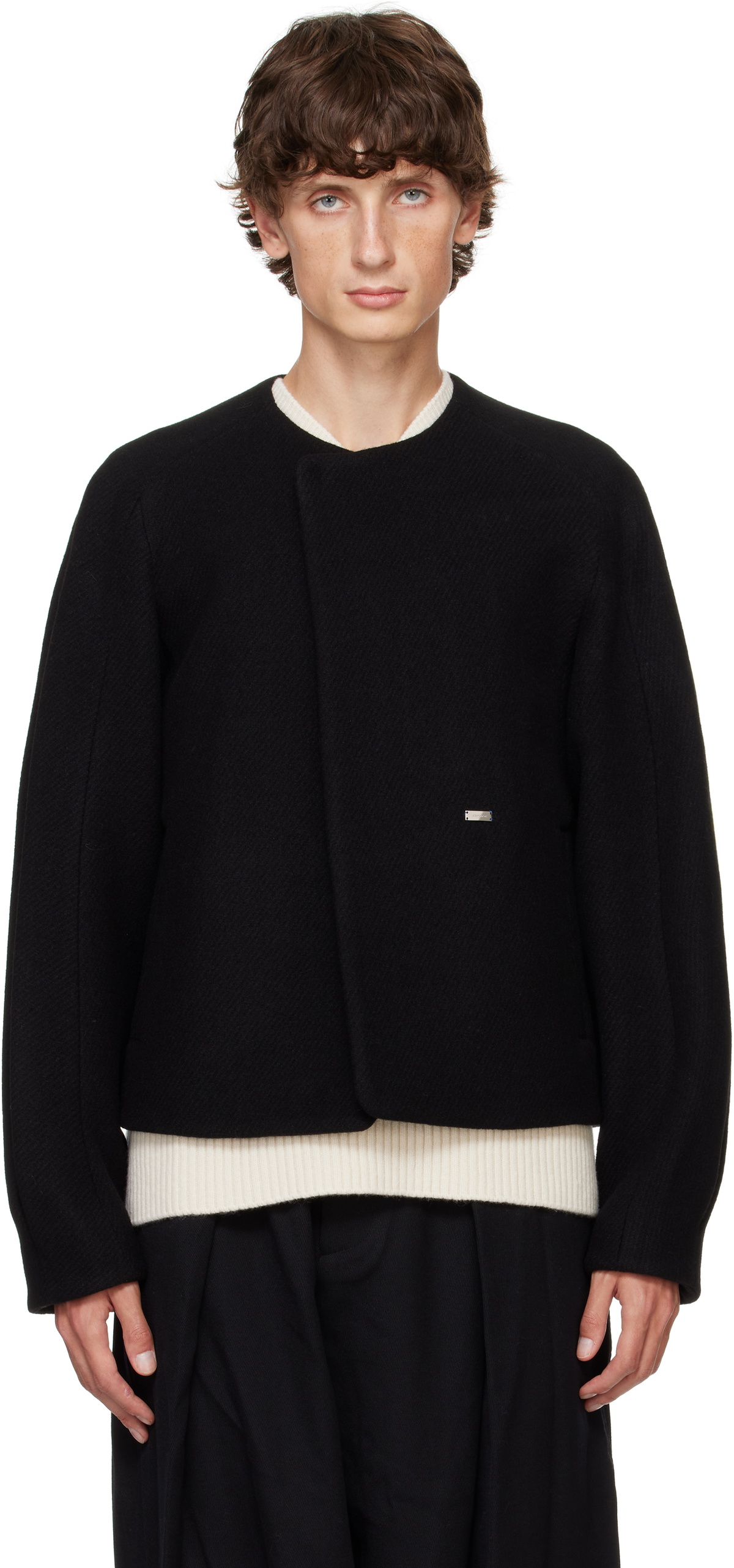 ADER error Black Wool Jacket ADER error