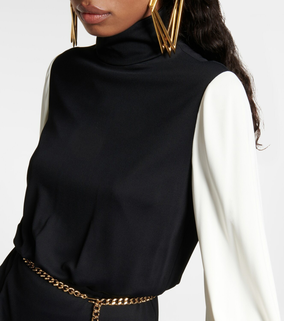 Gucci - Turtleneck chain belt minidress Gucci