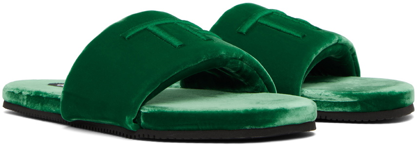 TOM FORD Green Harrison Slippers TOM FORD