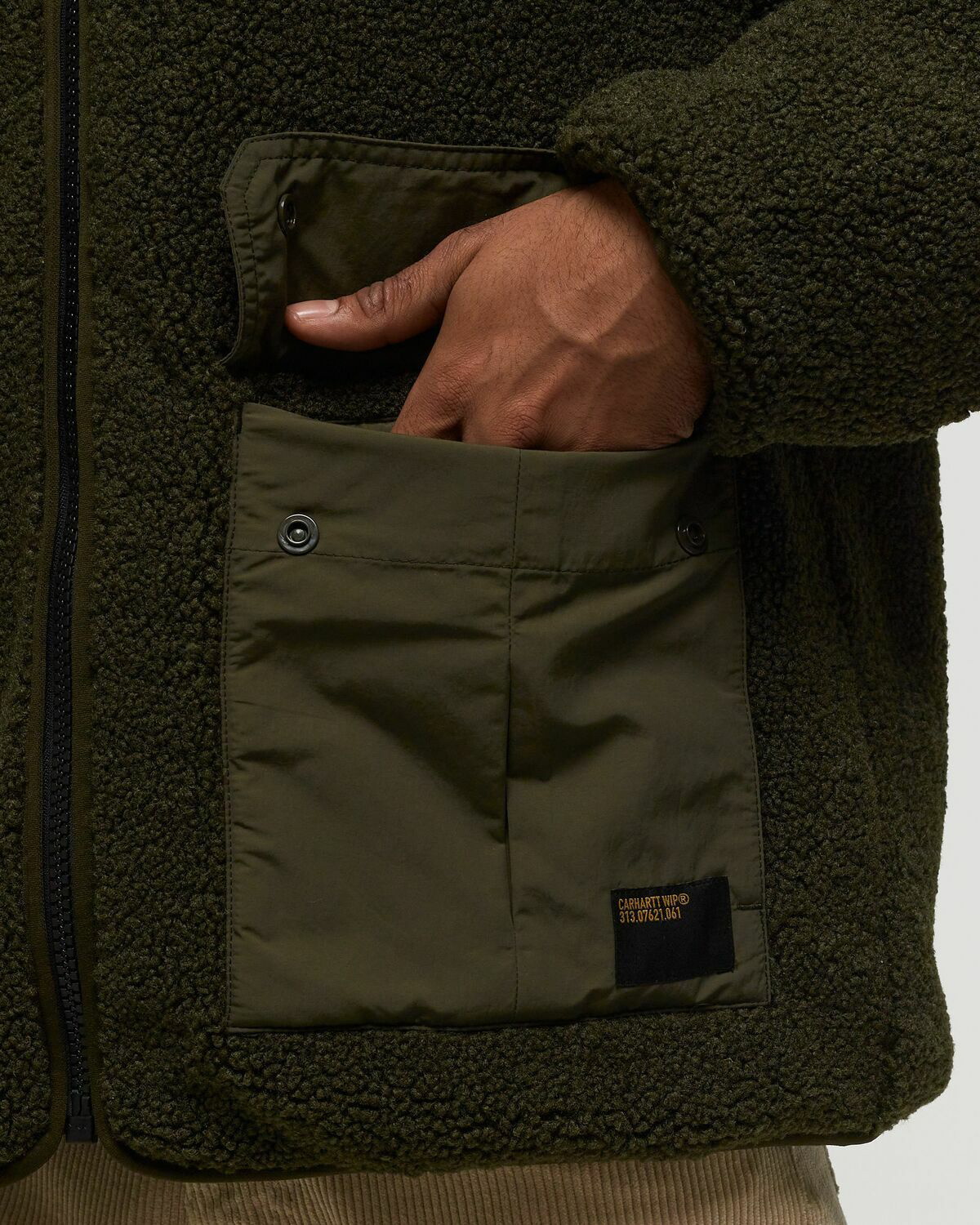 Carhartt Wip Devin Liner Green Fleece Jackets Carhartt WIP