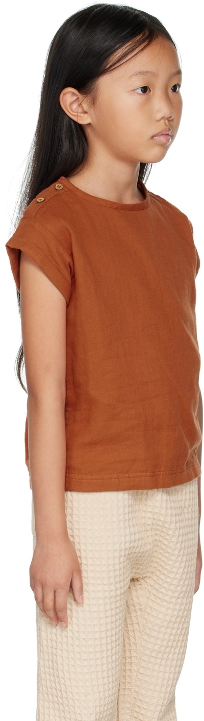 Coco Village Kids Orange Organic Cotton T-Shirt