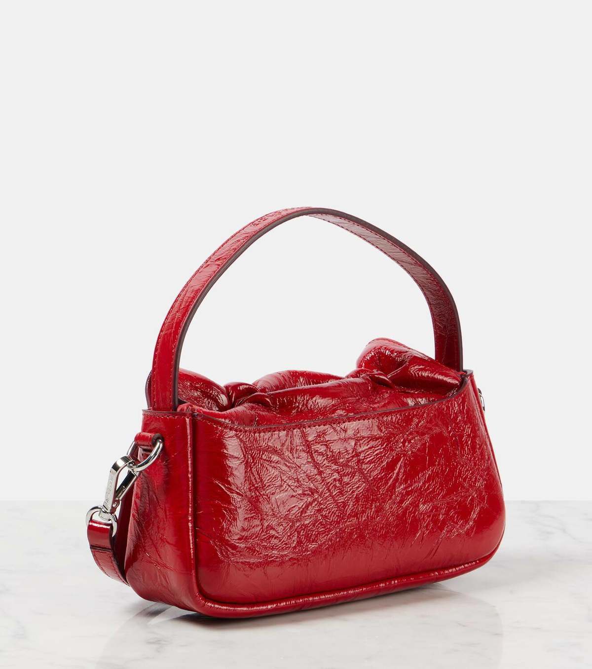 Acne Studios Bow-detail leather shoulder bag Acne Studios