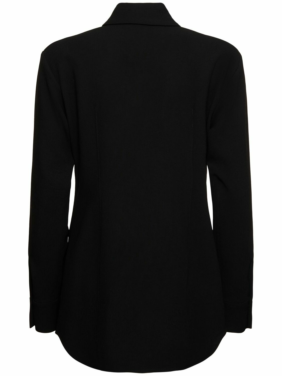 AURALEE Tense Double Wool Blend Cloth Long Shirt Auralee