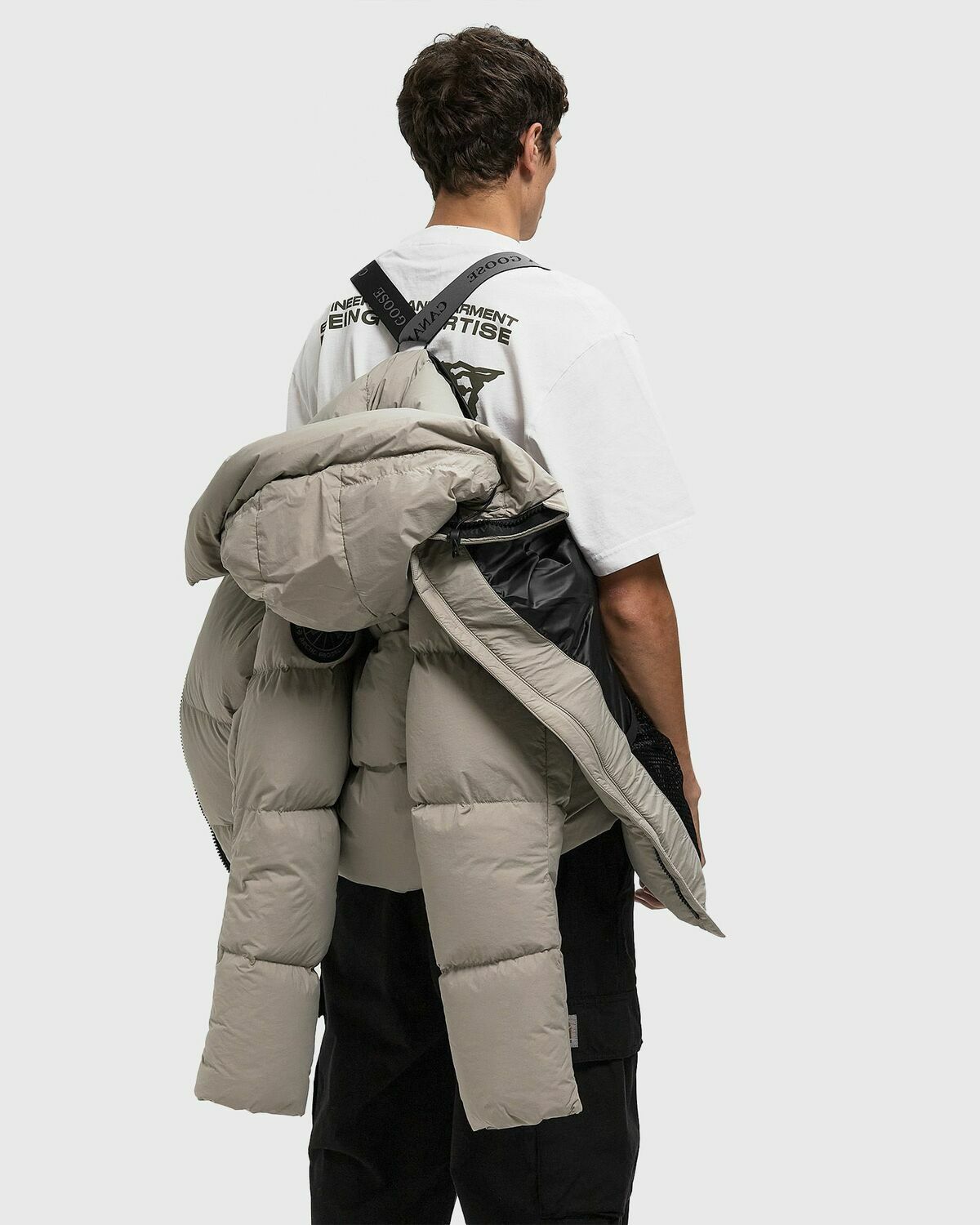 Canada Goose Crofton Puffer Matte Grey Mens Down & Puffer Jacket Canada ...