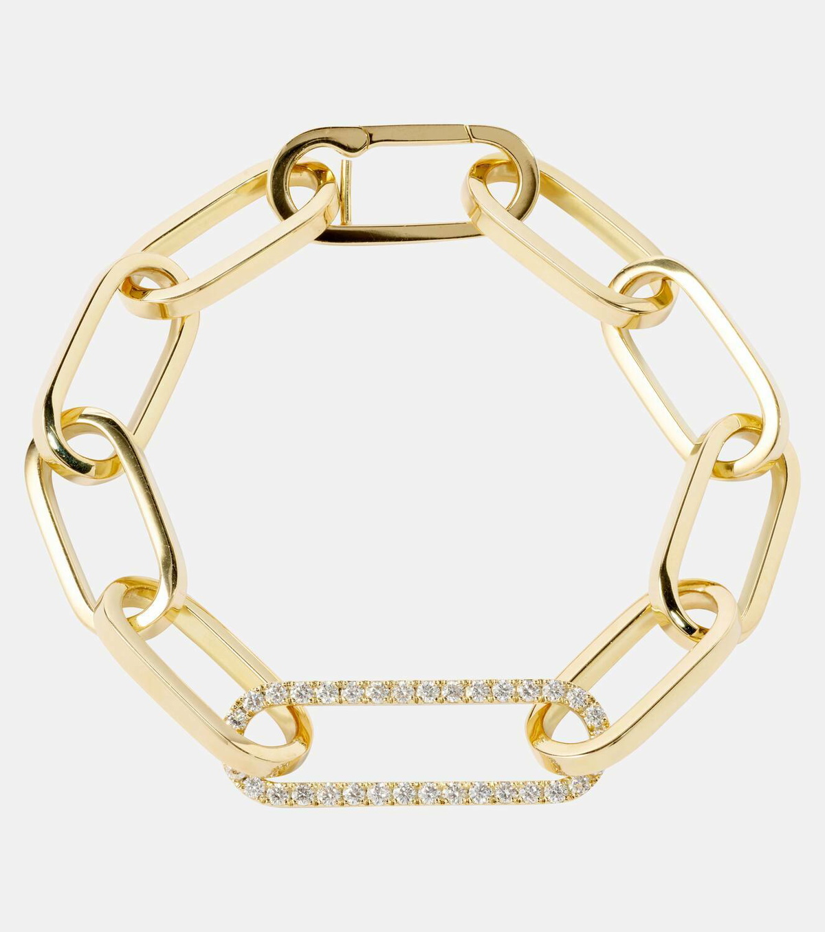 Bucherer Fine Jewellery Link 18kt gold bracelet with diamonds Bucherer ...