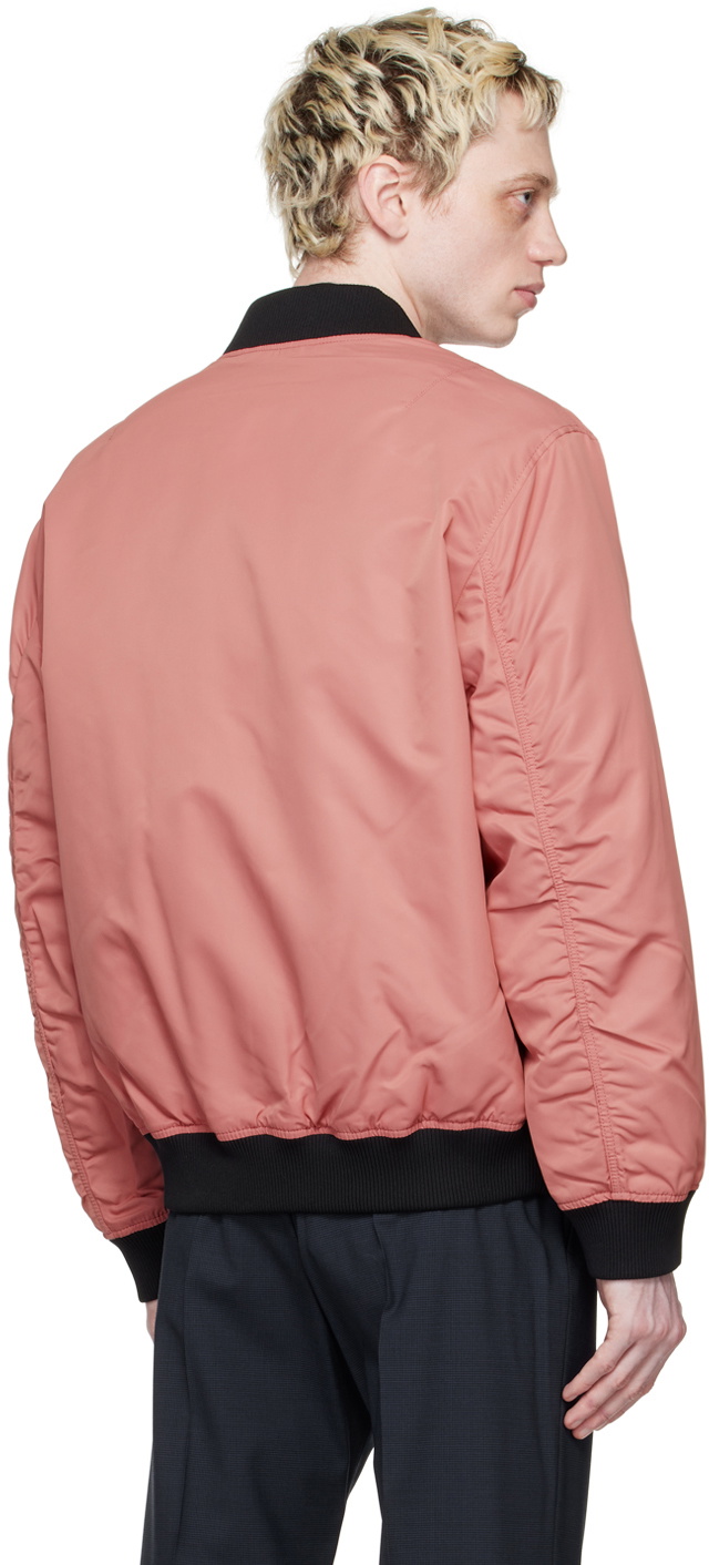Hugo Pink Water-Repellent Bomber Jacket Hugo Boss