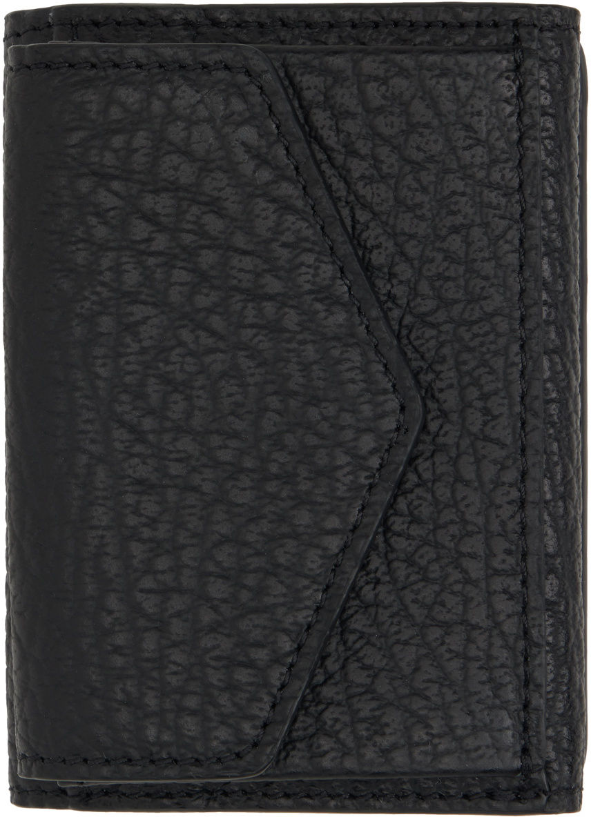 Maison Margiela Black Four Stitches Pocket Wallet Maison Margiela