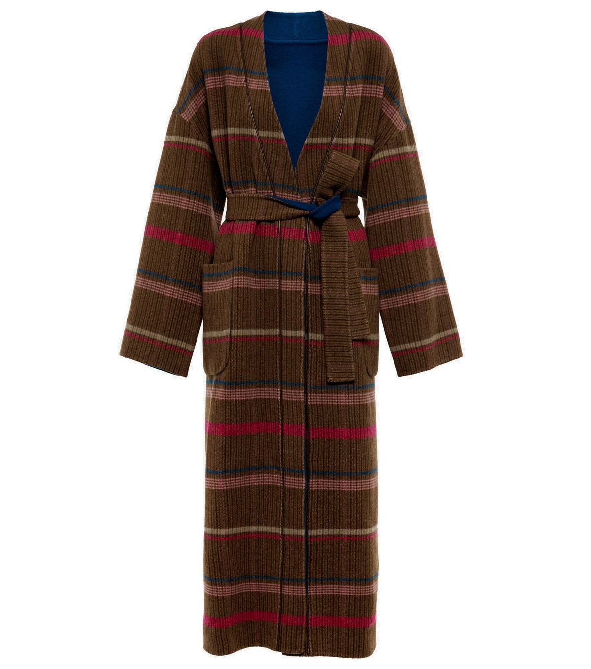 Loro Piana - Alasin reversible checked cashmere coat Loro Piana