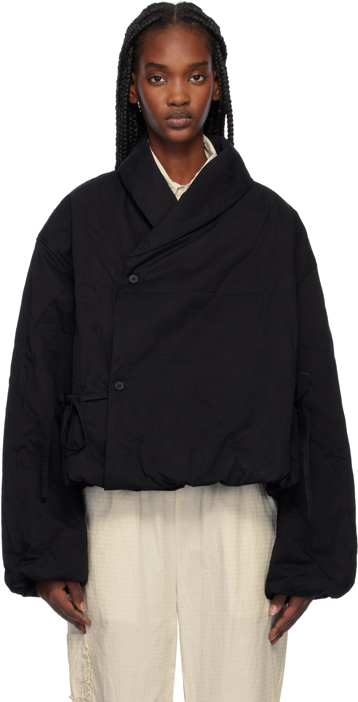 Deiji Studios Black Bubble Jacket Deiji Studios