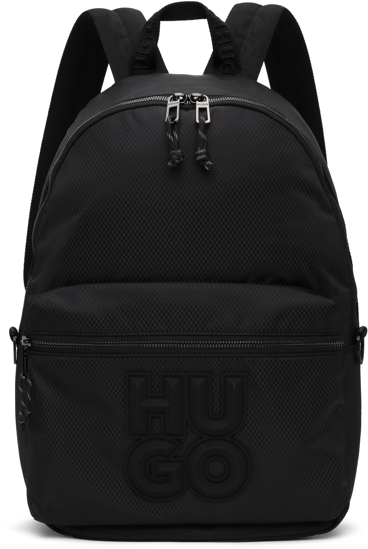 Hugo Black Logo Backpack Hugo Boss