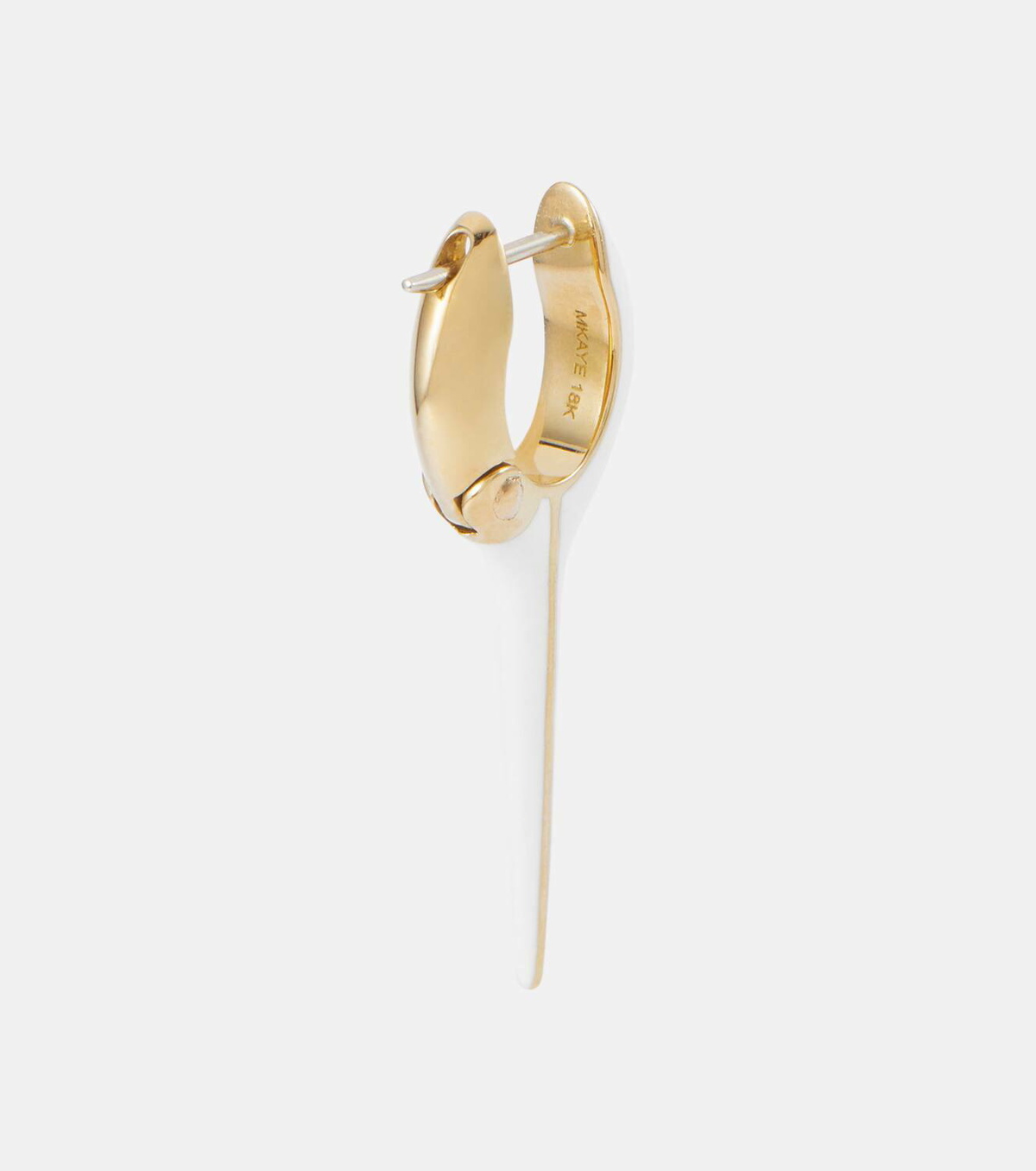 Melissa Kaye Lola Needle 18kt gold earrings Melissa Kaye