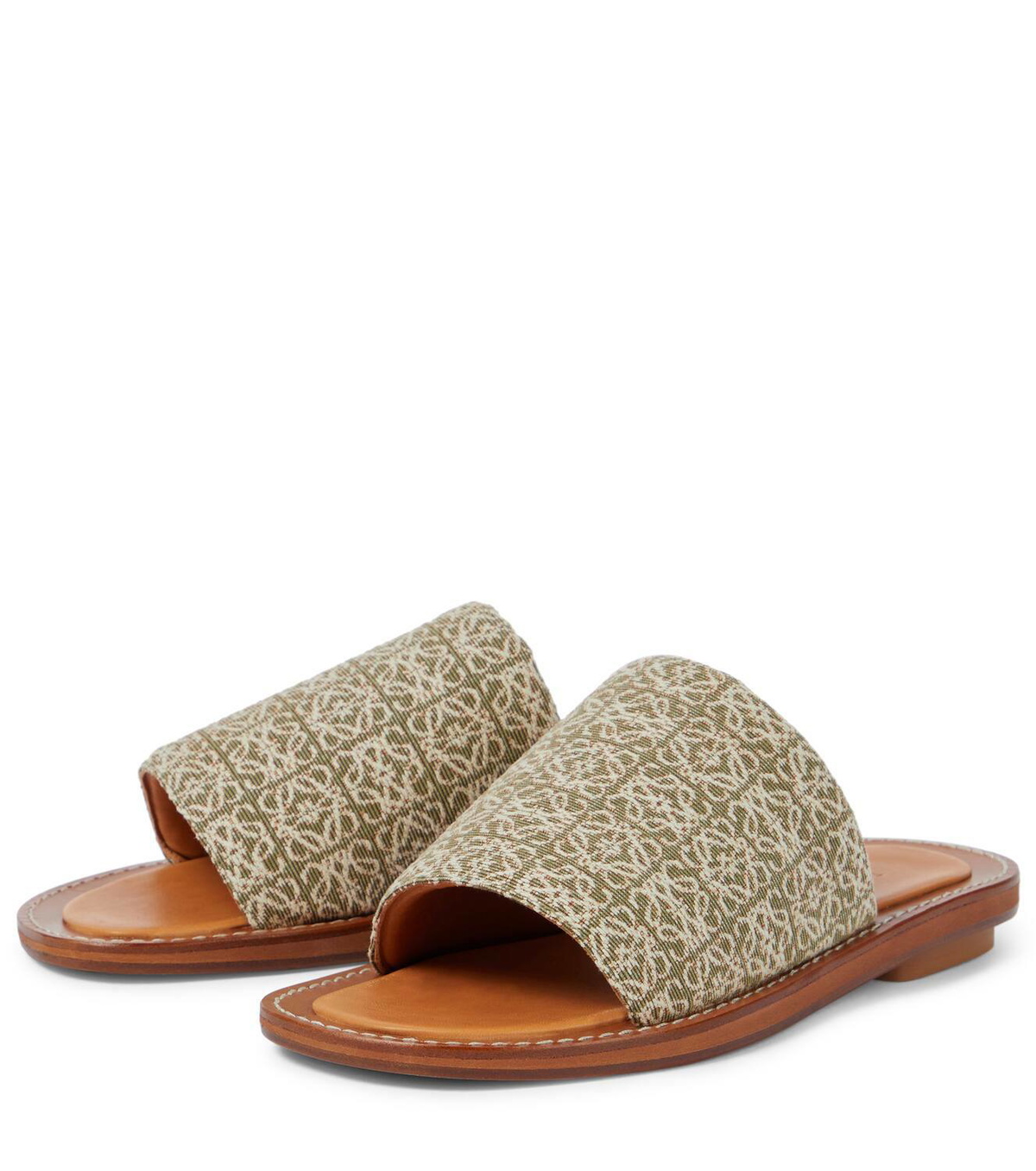 Loewe Anagram jacquard slides Loewe