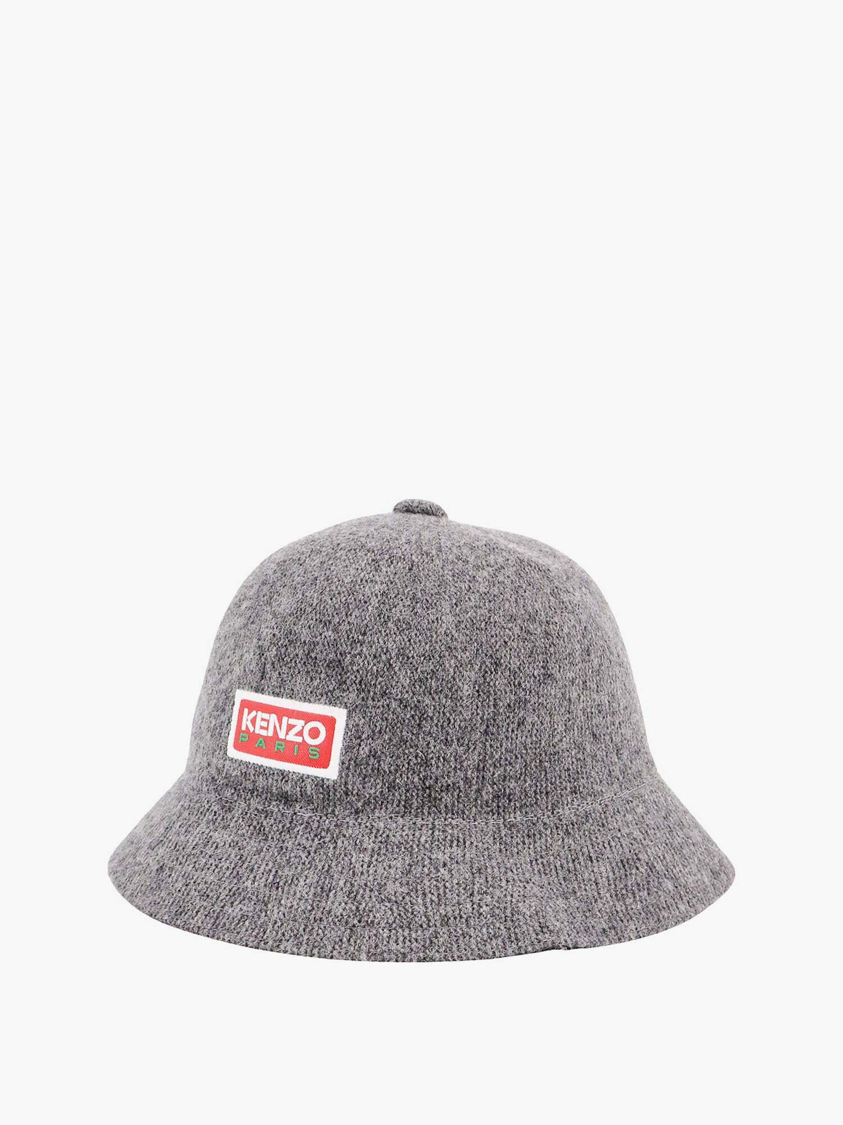 Kenzo Paris Hat Grey Mens Kenzo