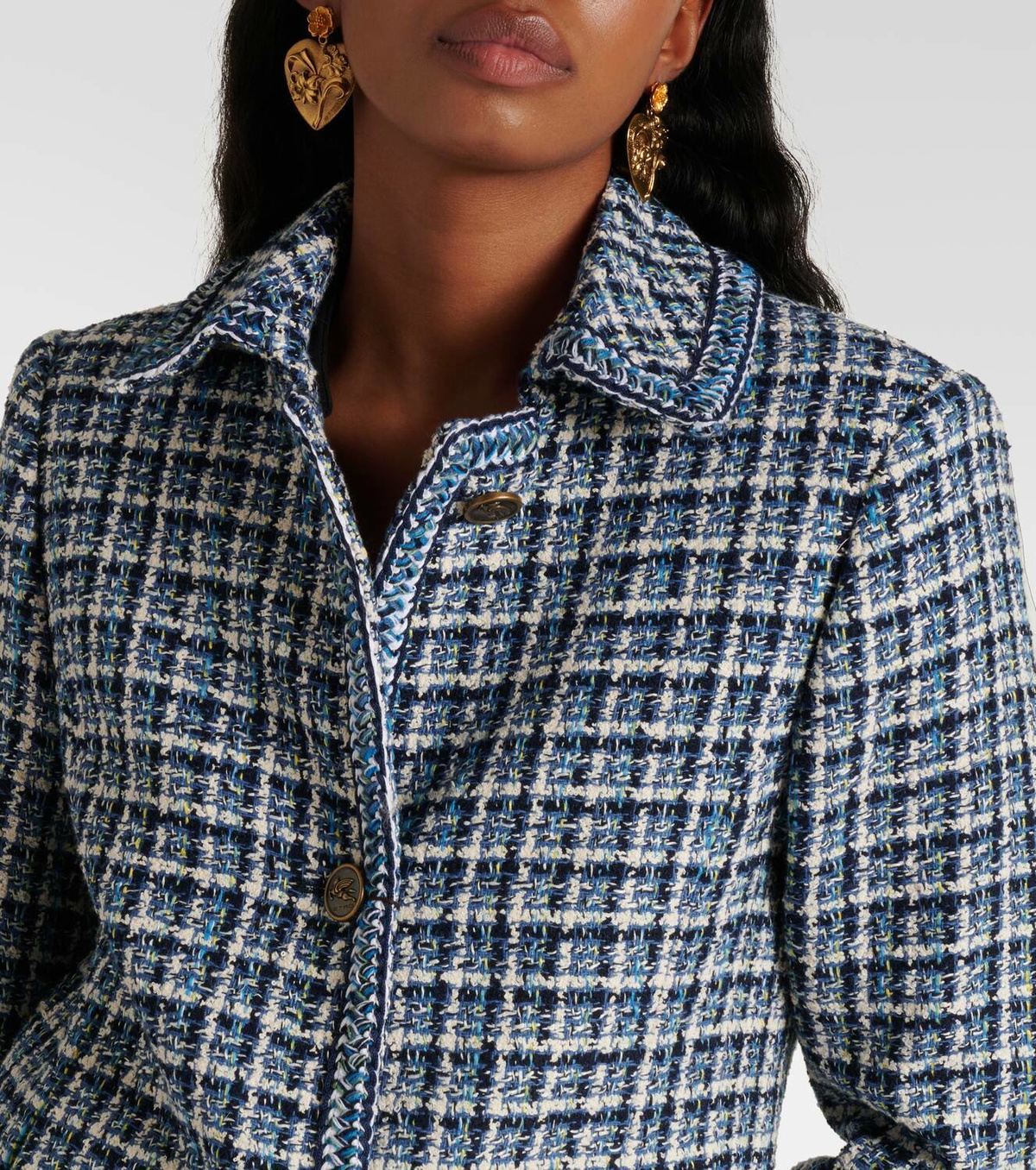 Etro Cotton-blend tweed jacket Etro