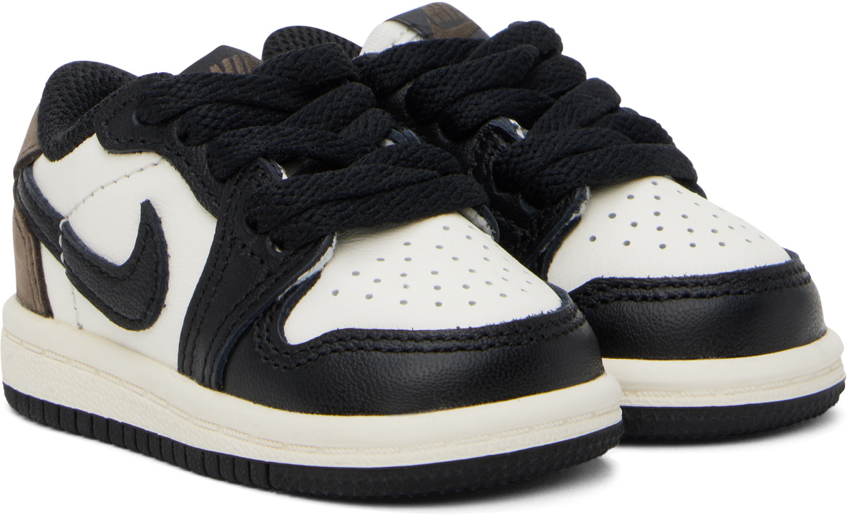 Nike Jordan Baby White & Black Jordan 1 Retro Low Sneakers Nike Jordan ...