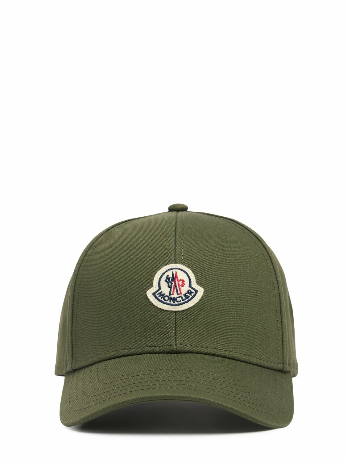 MONCLER Logo Cotton Gabardine Baseball Cap Moncler