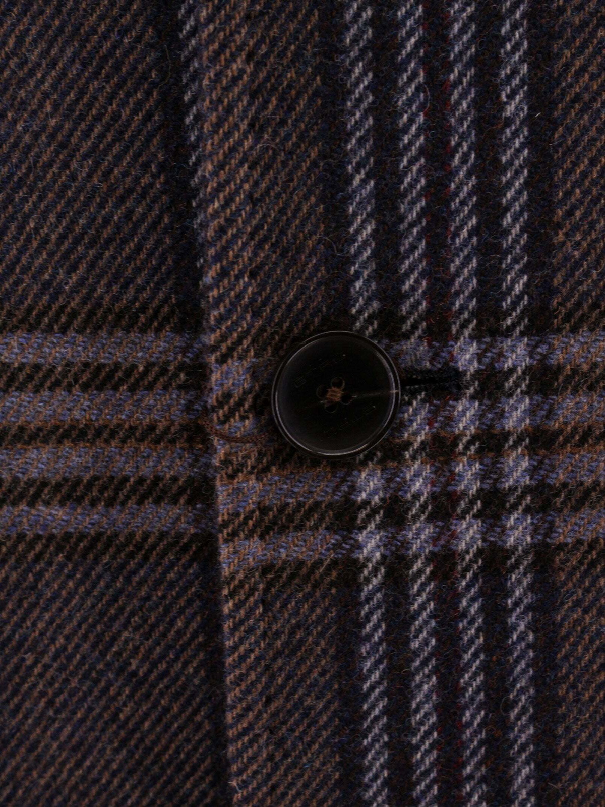 Etro Coat Multicolor Mens Etro