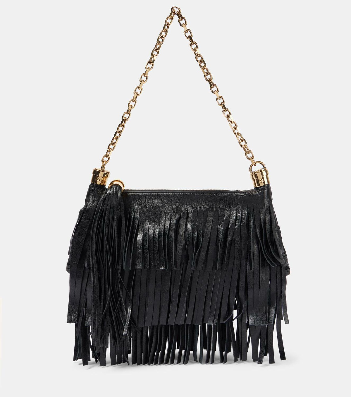 Chloé Chloé Foulard fringed leather shoulder bag Chloe