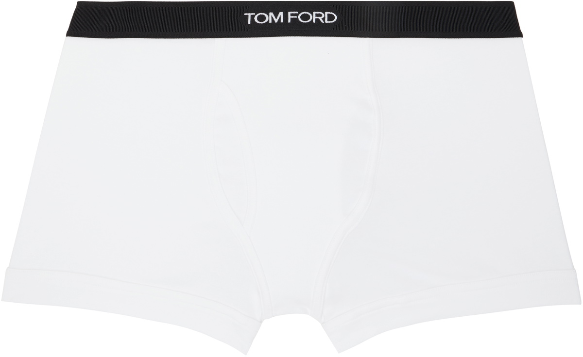 TOM FORD White Cotton Boxer Briefs TOM FORD