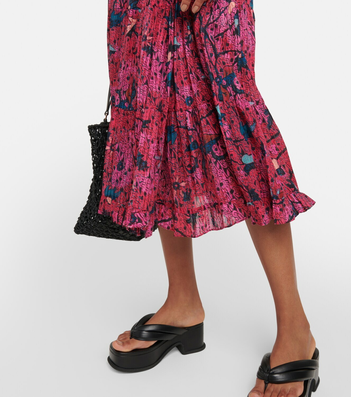 Ulla Johnson Mariam cotton-blend midi dress Ulla Johnson