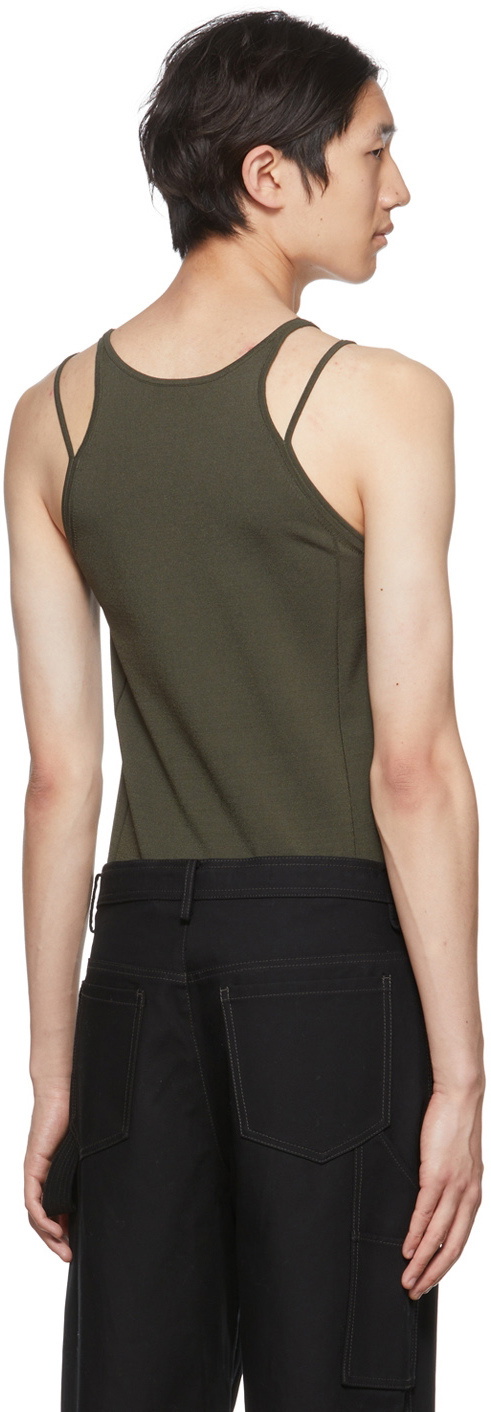 Dion Lee Khaki Density Tank Top Dion Lee