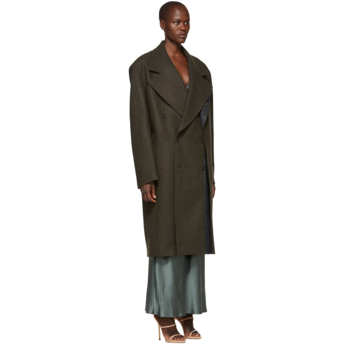 Y/Project Brown Double Panel Coat Y/Project