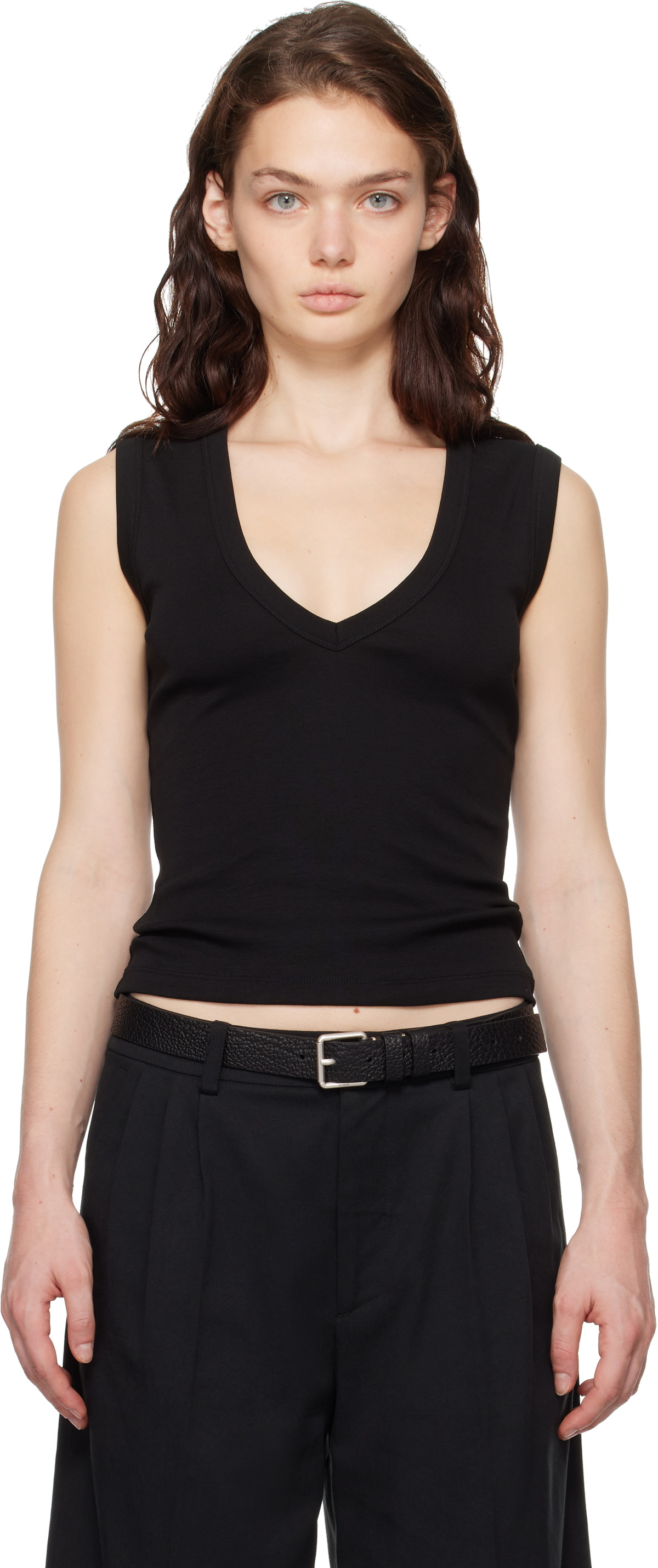 FLORE FLORE Black Dewi Tank Top FLORE FLORE