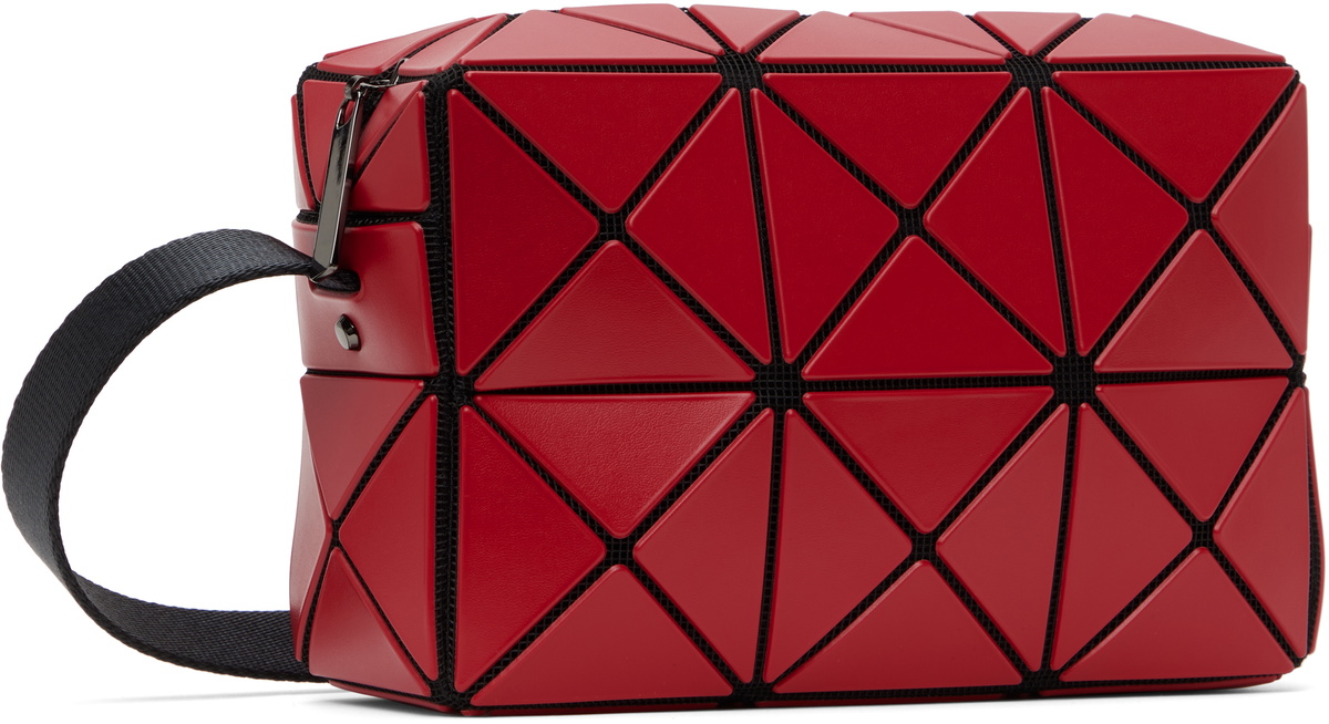 BAO BAO ISSEY MIYAKE Red Cuboid Bag Bao Bao Issey Miyake
