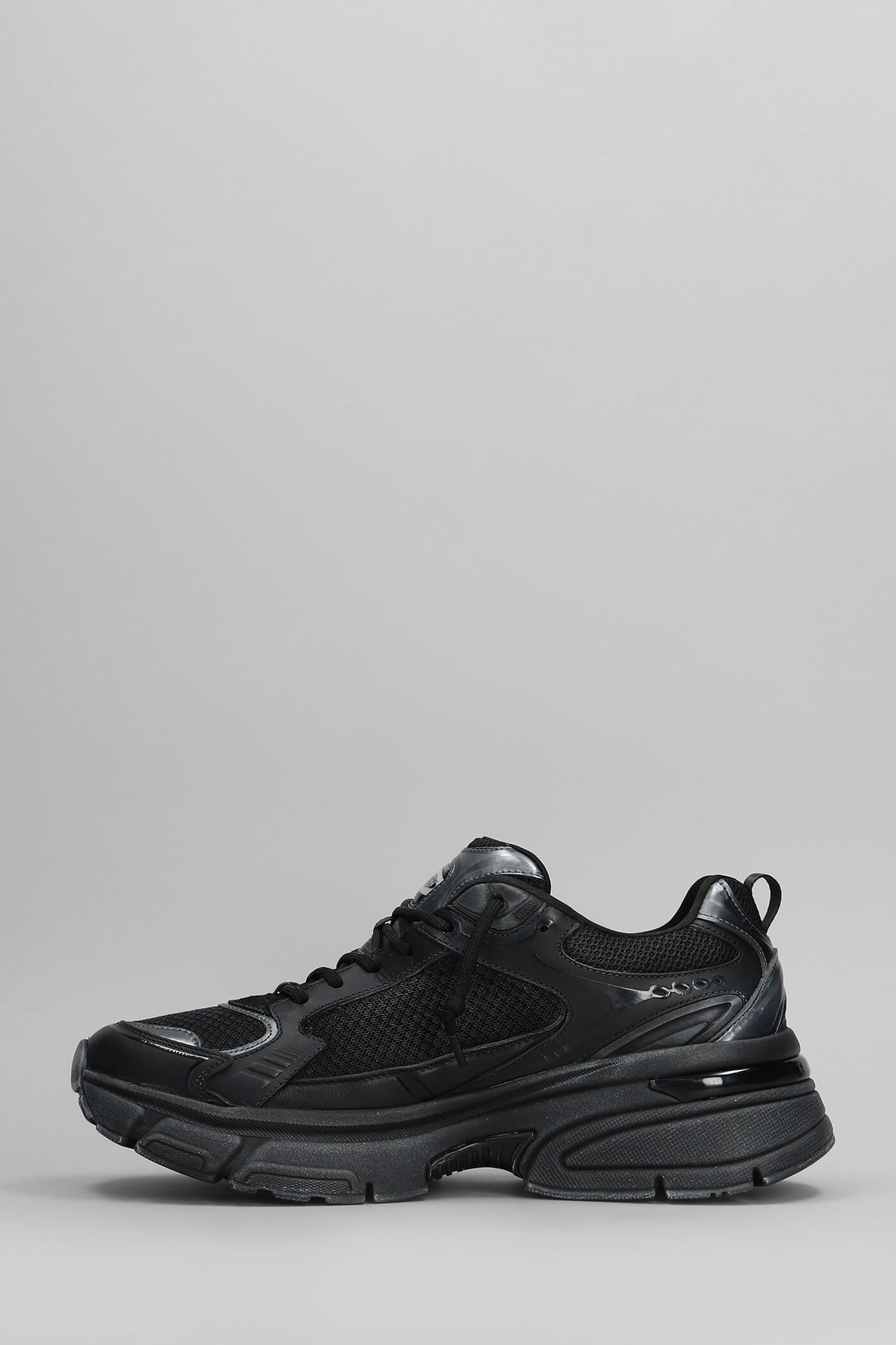 Golden Goose Light Star Sneakers In Black Leather And Fabric Golden ...