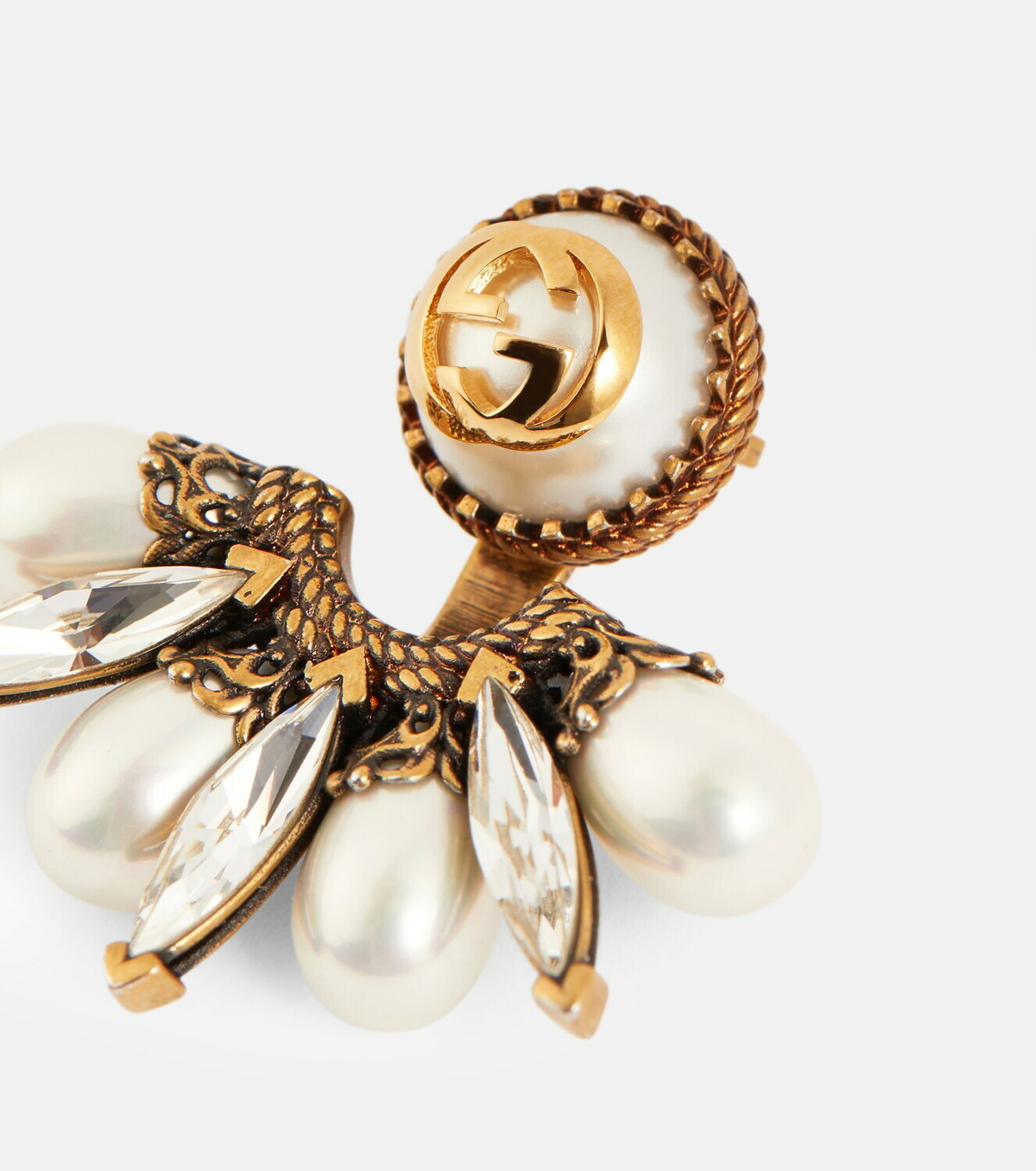 Gucci - Interlocking G embellished earrings Gucci