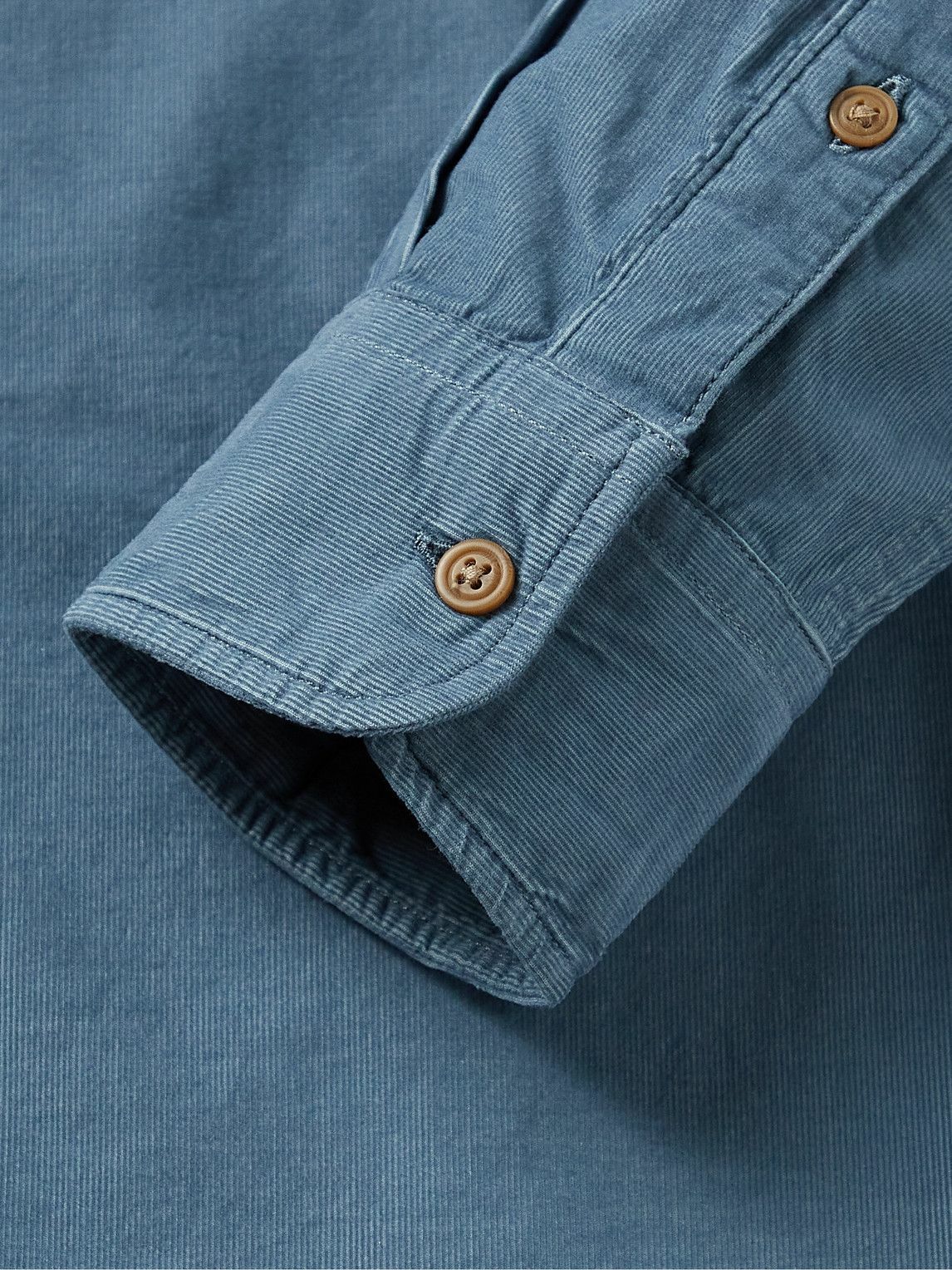 Faherty - Cotton-Corduroy Shirt - Blue Faherty