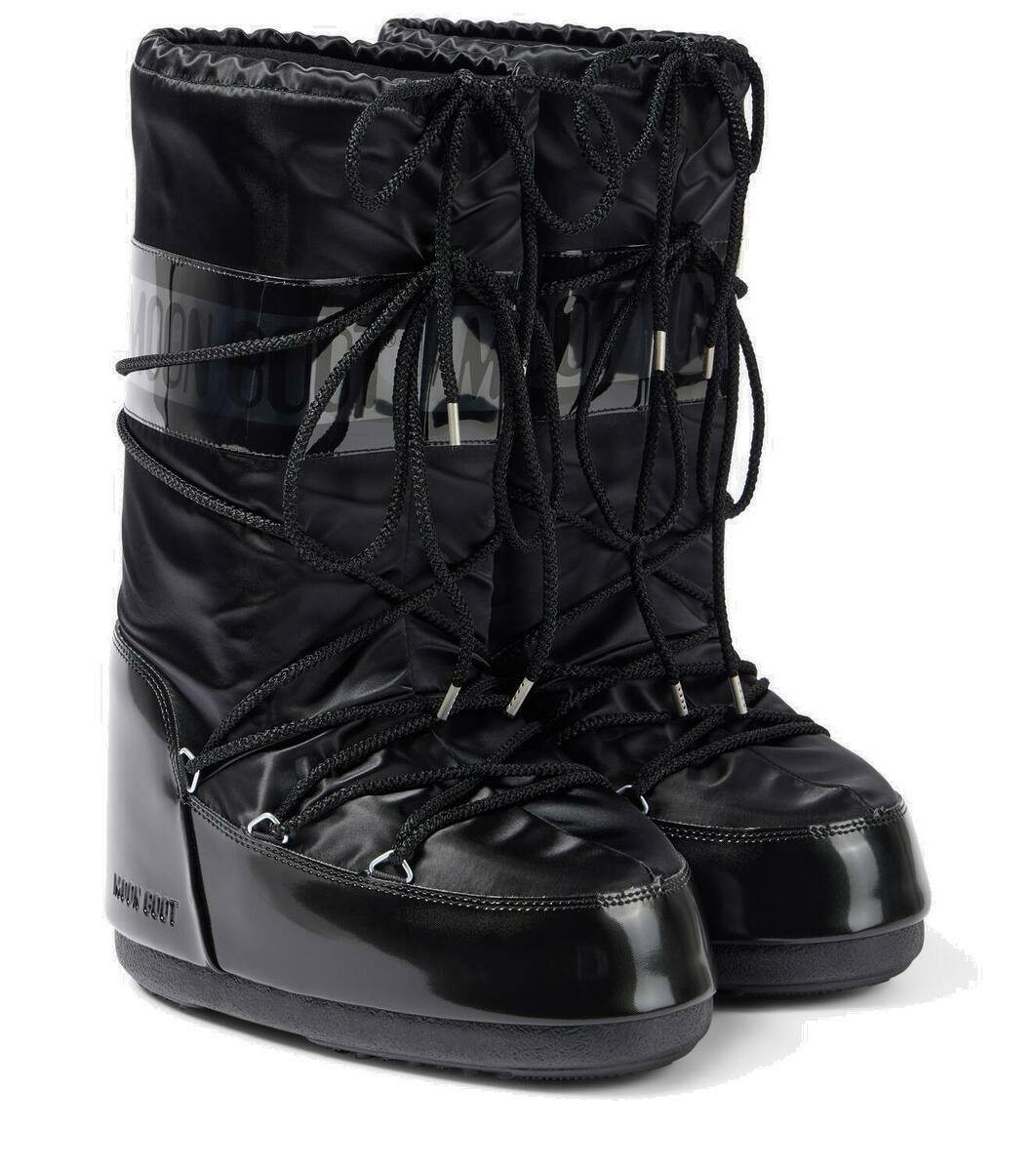 Moon Boot Icon Glance satin snow boots Moon Boot