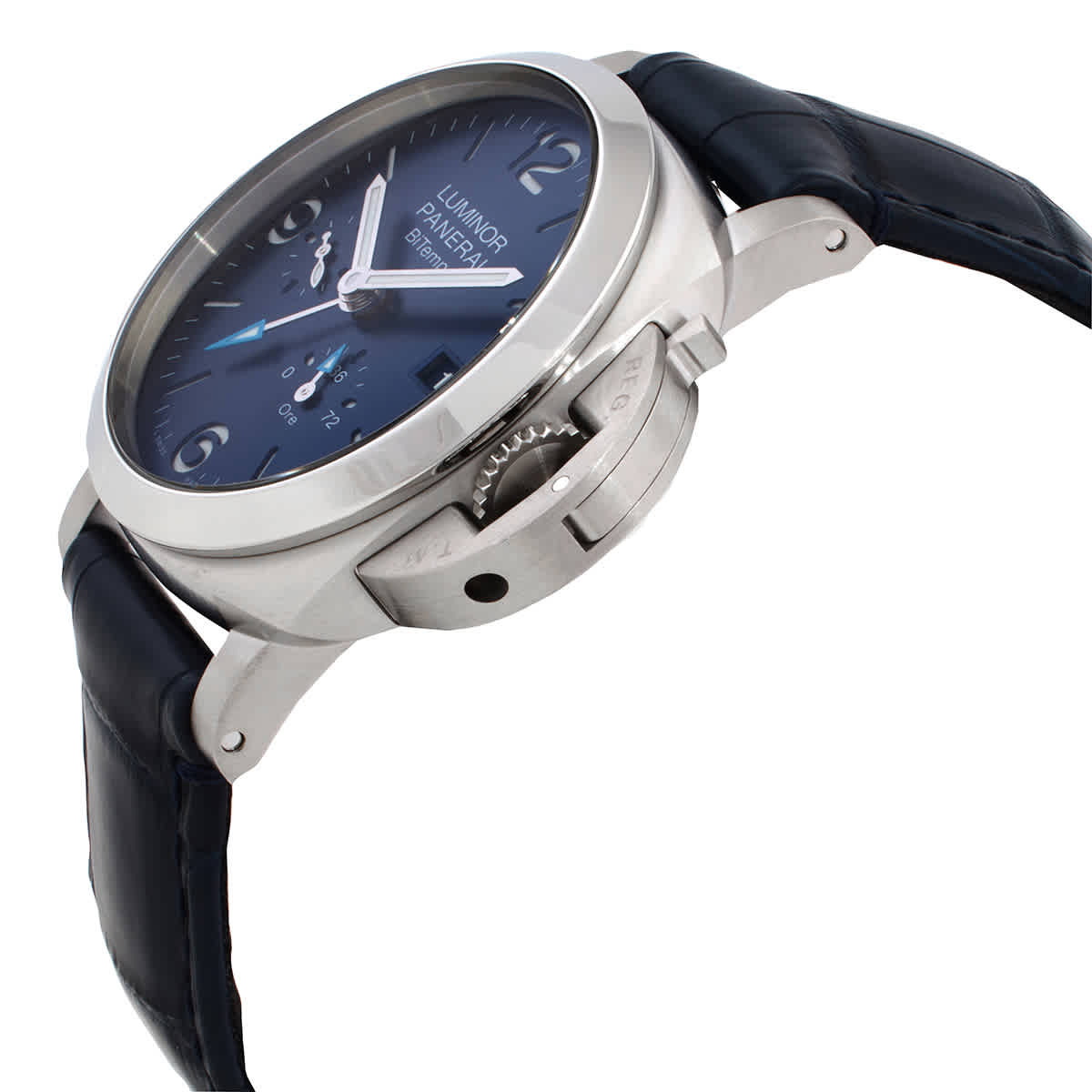 Panerai Luminor BiTempo Automatic Blue Dial Mens Watch PAM01361 Panerai