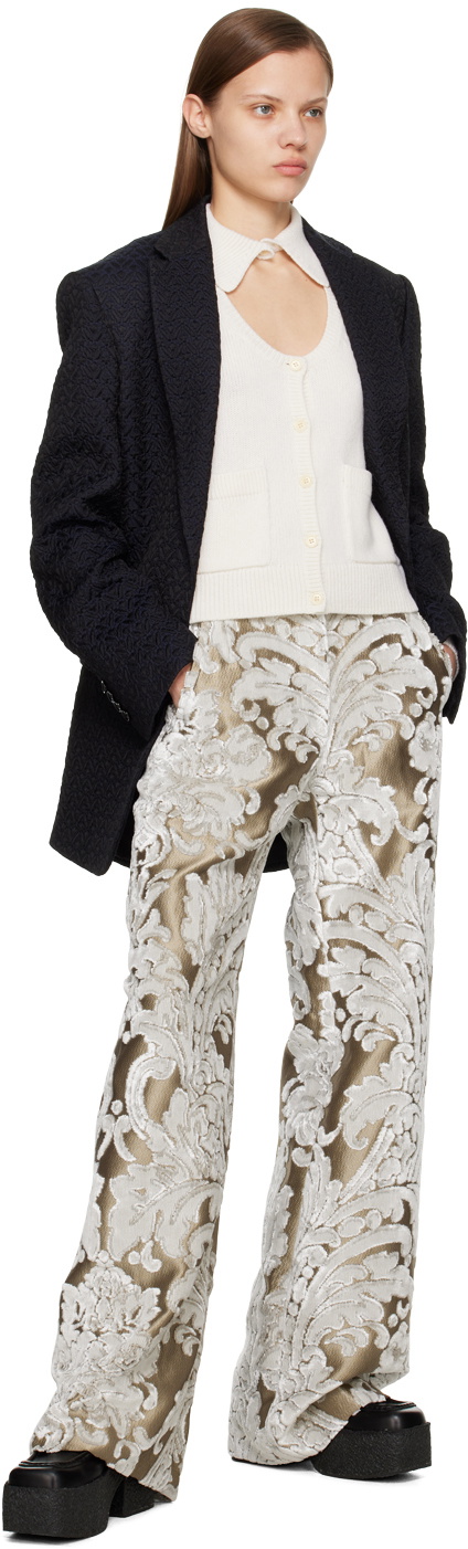 Dries Van Noten Off-White Nel Cardigan Dries Van Noten