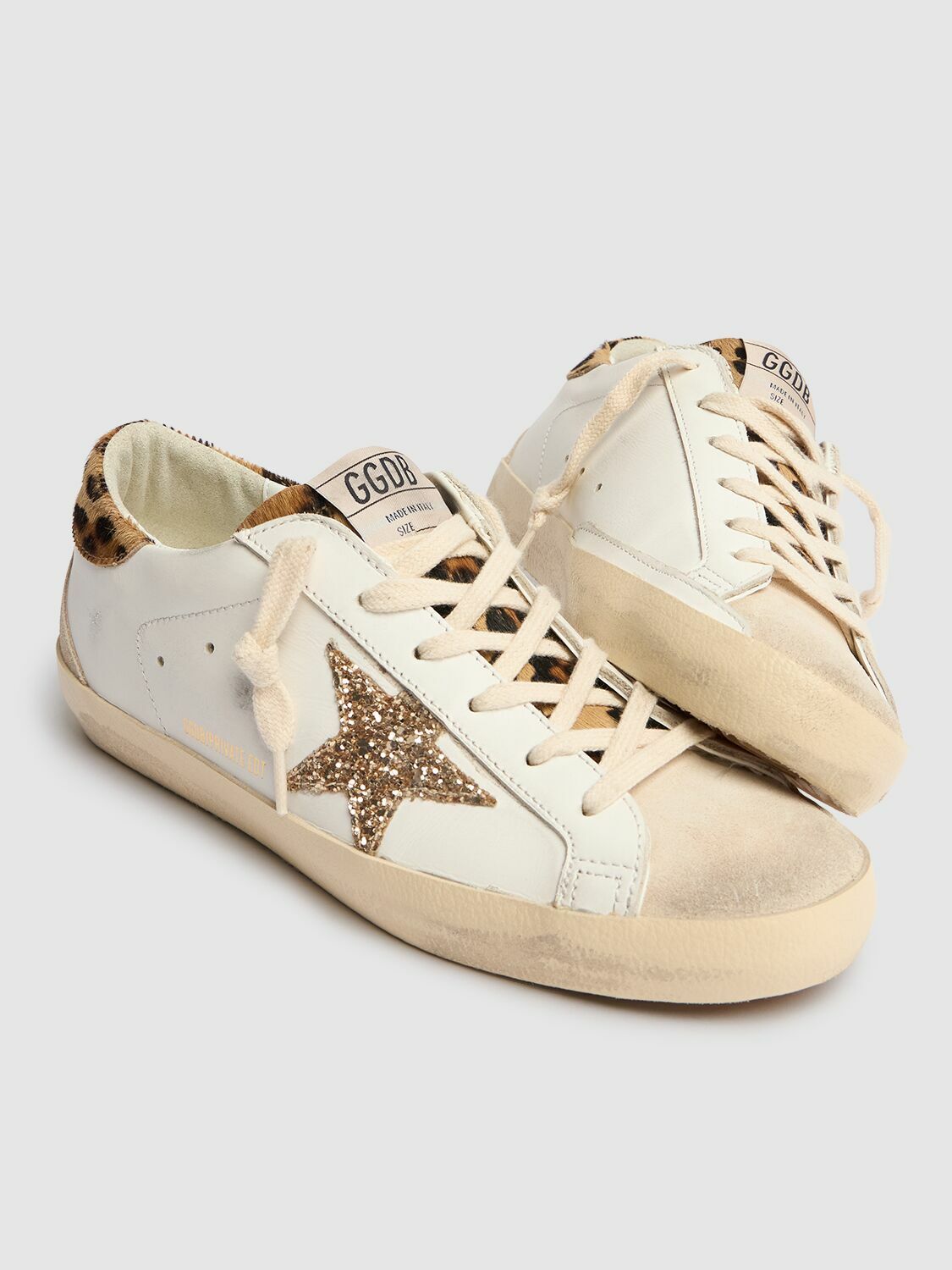 GOLDEN GOOSE Lvr Exclusive Super-star Suede Sneakers Golden Goose ...