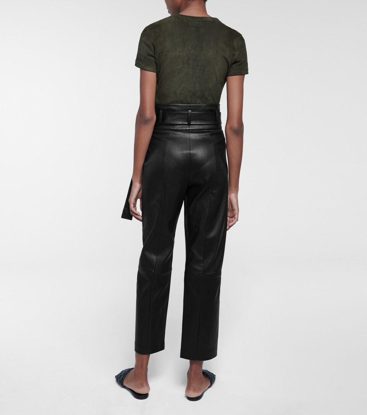 Stouls Katousha belted leather pants Stouls