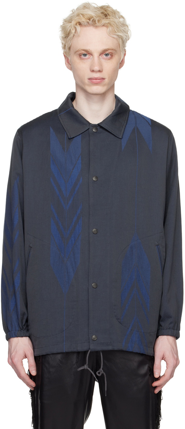 NEEDLES Navy Coach Jacket Needles