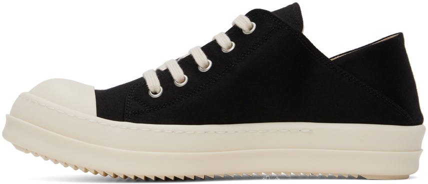 Rick Owens DRKSHDW Black Slip On Sneakers Rick Owens Drkshdw