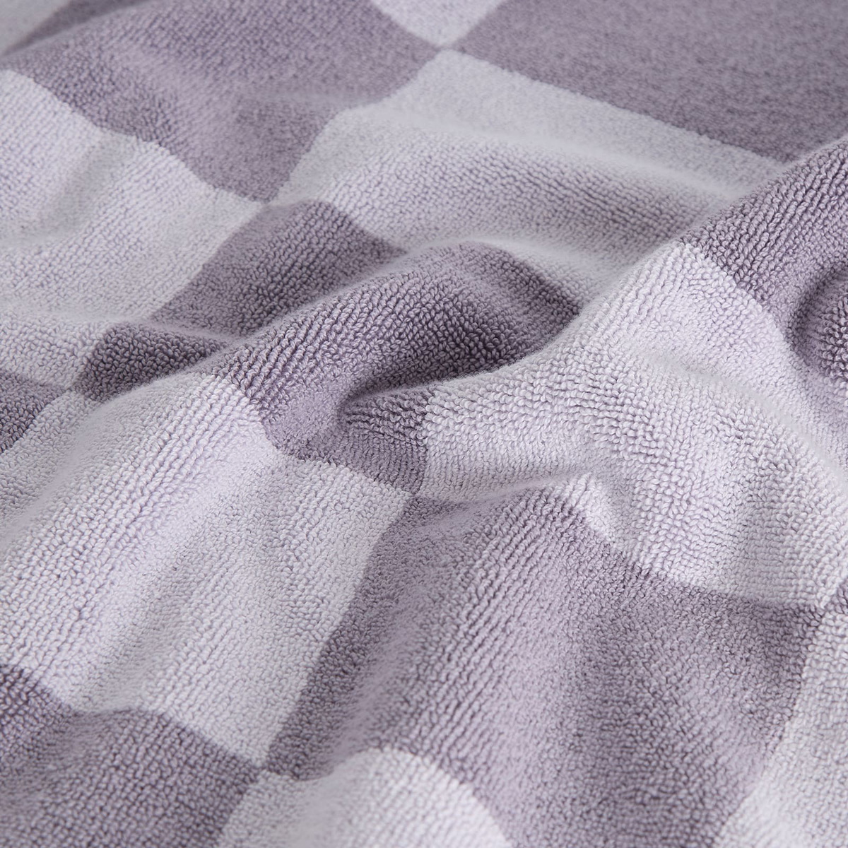 HAY Check Bath Mat in Lavender HAY
