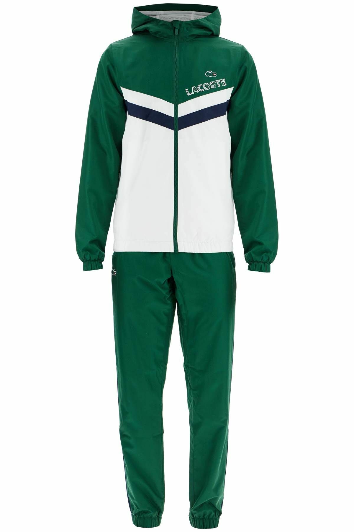 LACOSTE regular fit sports tracksuit Green Lacoste