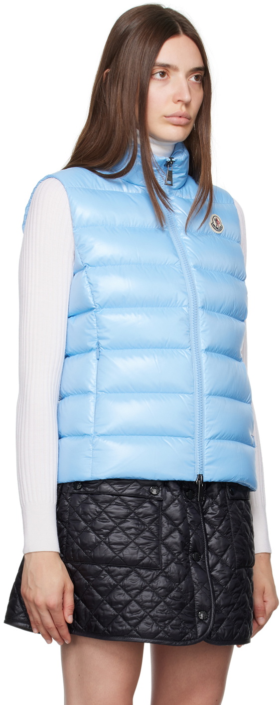 Moncler Blue Ghany Down Vest Moncler