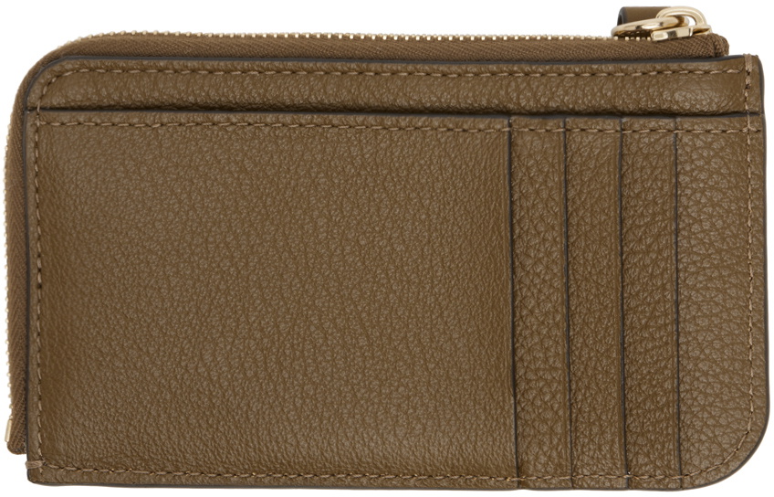 Chloé Khaki Alphabet Card Holder Chloe