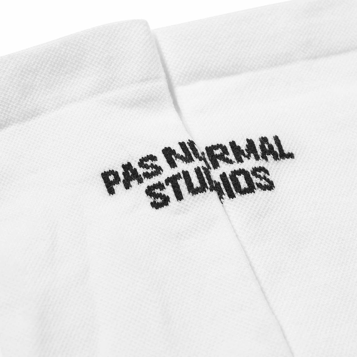 Pas Normal Studios Men's Essential Sock in White Pas Normal Studios