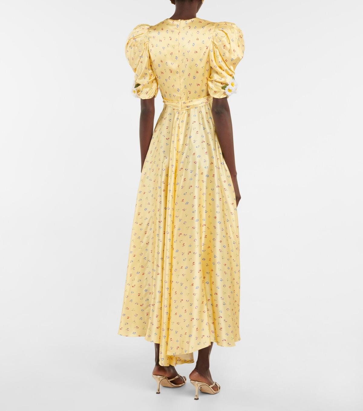 Rodarte - Floral silk midi dress Rodarte