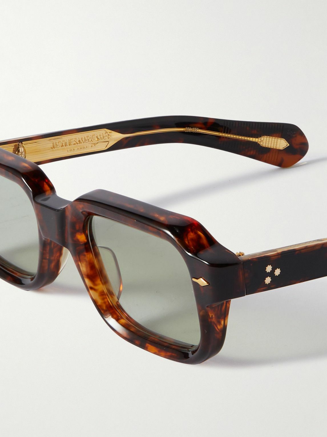 Jacques Marie Mage - Sandro Square-Frame Tortoiseshell Acetate Sunglasses Jacques Marie Mage