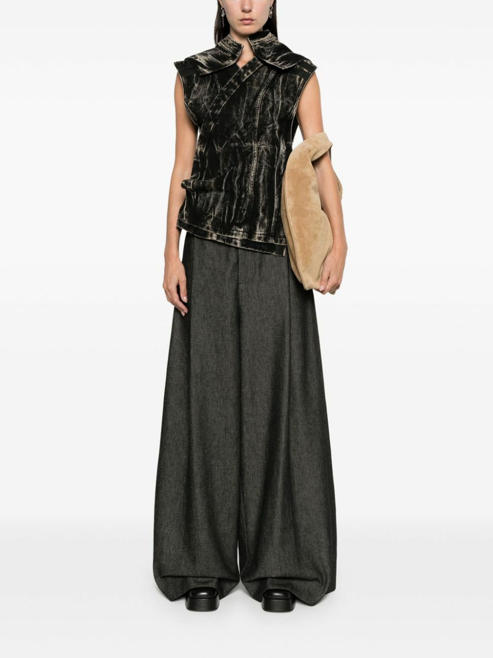 Y/Project Whiskering Denim Gilet Y/Project